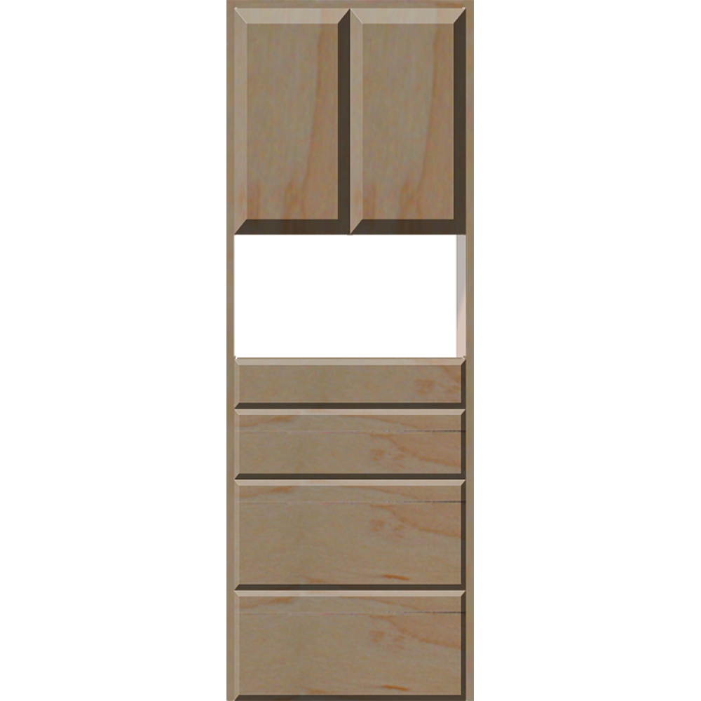 master stack 4 drawer 2 door 3 shelves