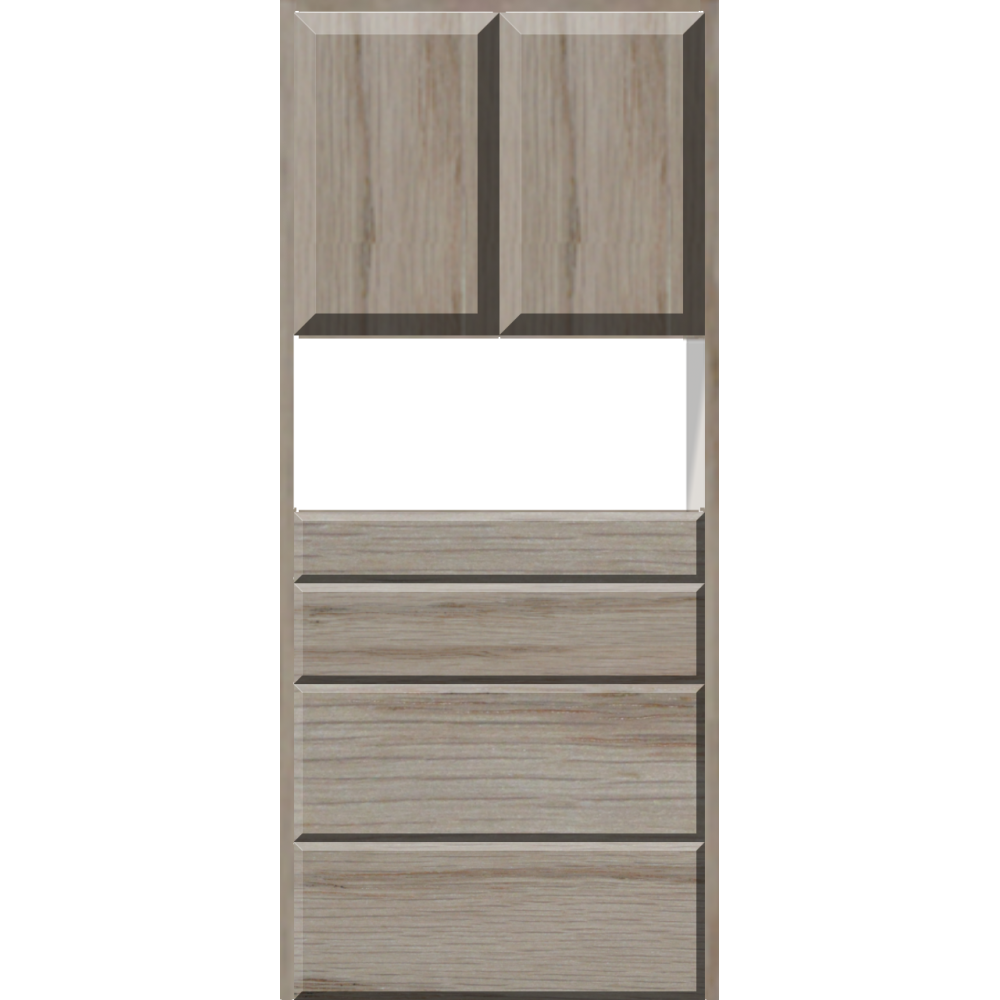 master stack 4 drawer 2 door 3 shelves