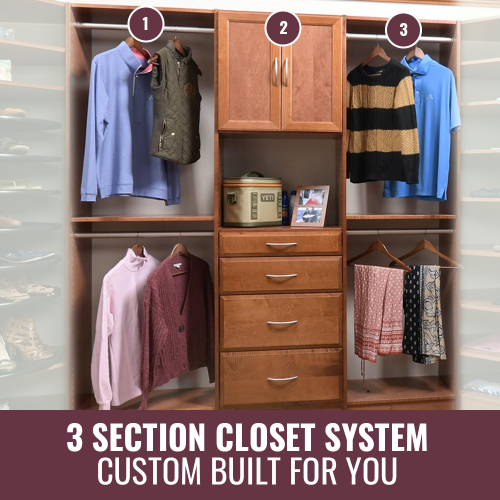 Customizable Wardrobe - Side Panel - Wood Closet Designs