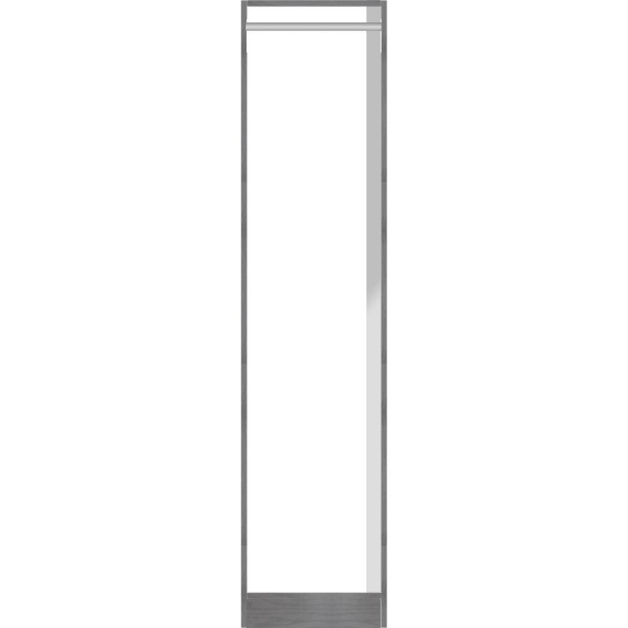 Closet Hanger Unit | Upper Hanger and 1 Shelf