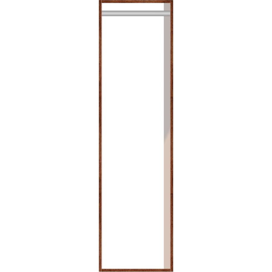 Closet Hanger Unit | Upper Hanger and 1 Shelf