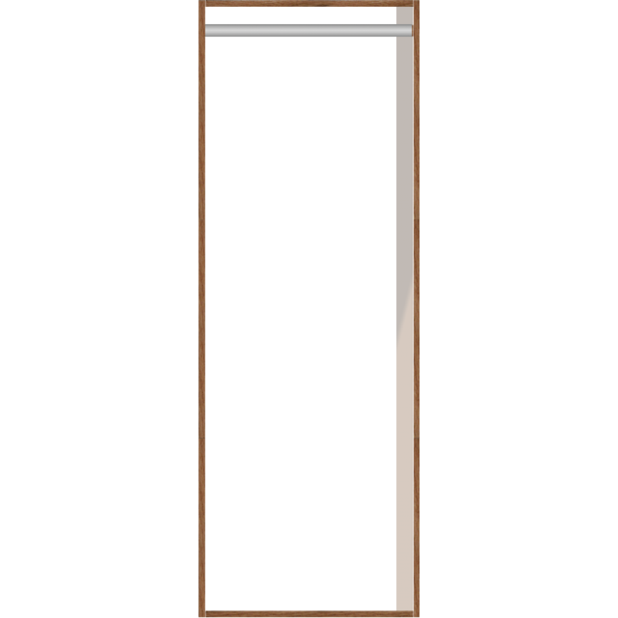 Closet Hanger Unit | Upper Hanger and 1 Shelf