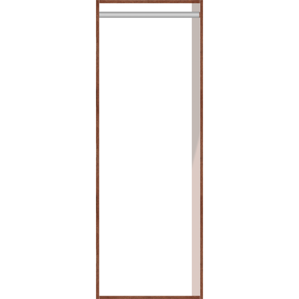 Closet Hanger Unit | Upper Hanger and 1 Shelf