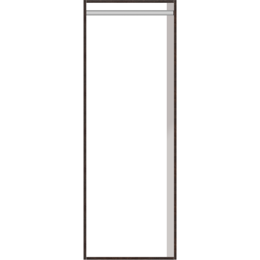 Closet Hanger Unit | Upper Hanger and 1 Shelf
