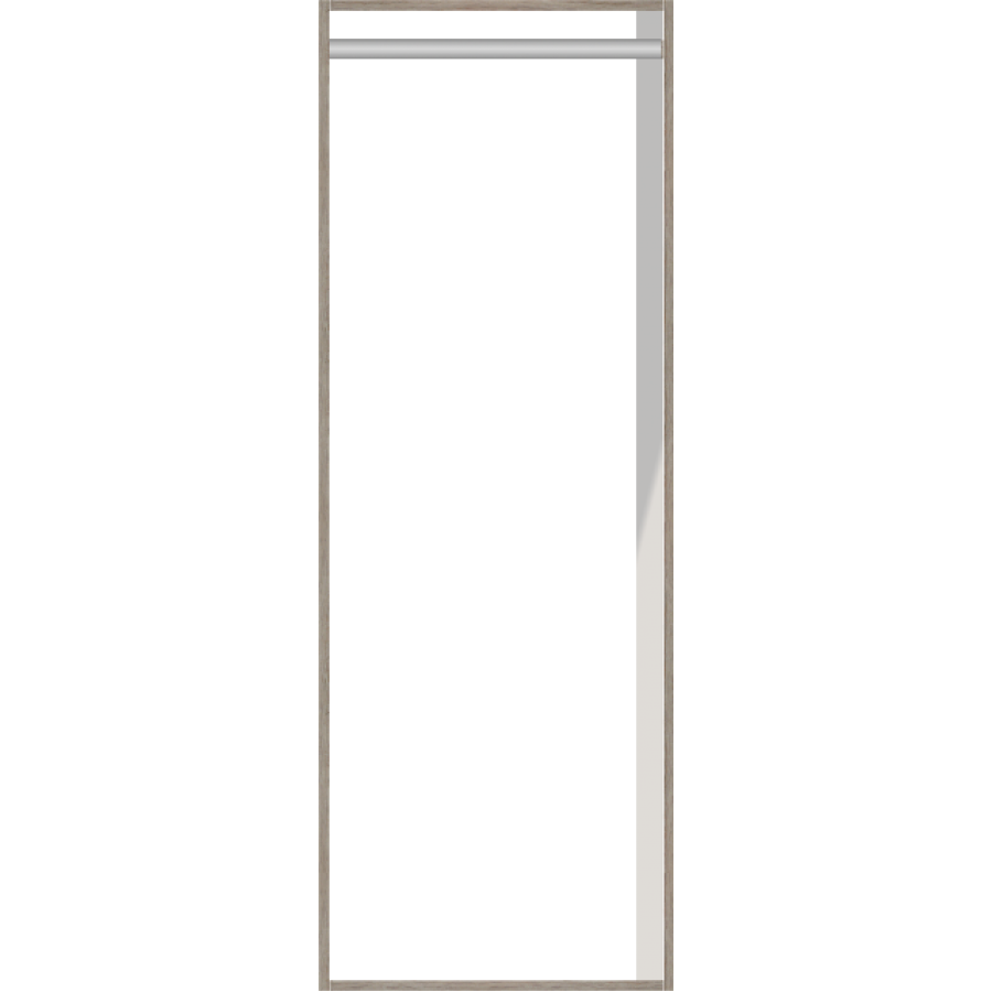 Closet Hanger Unit | Upper Hanger and 1 Shelf