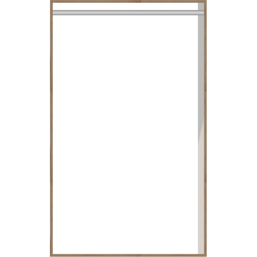 Closet Hanger Unit | Upper Hanger and 1 Shelf
