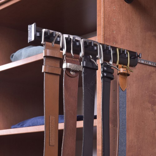 Scarf Rack for Closets - Wood Closet Designs