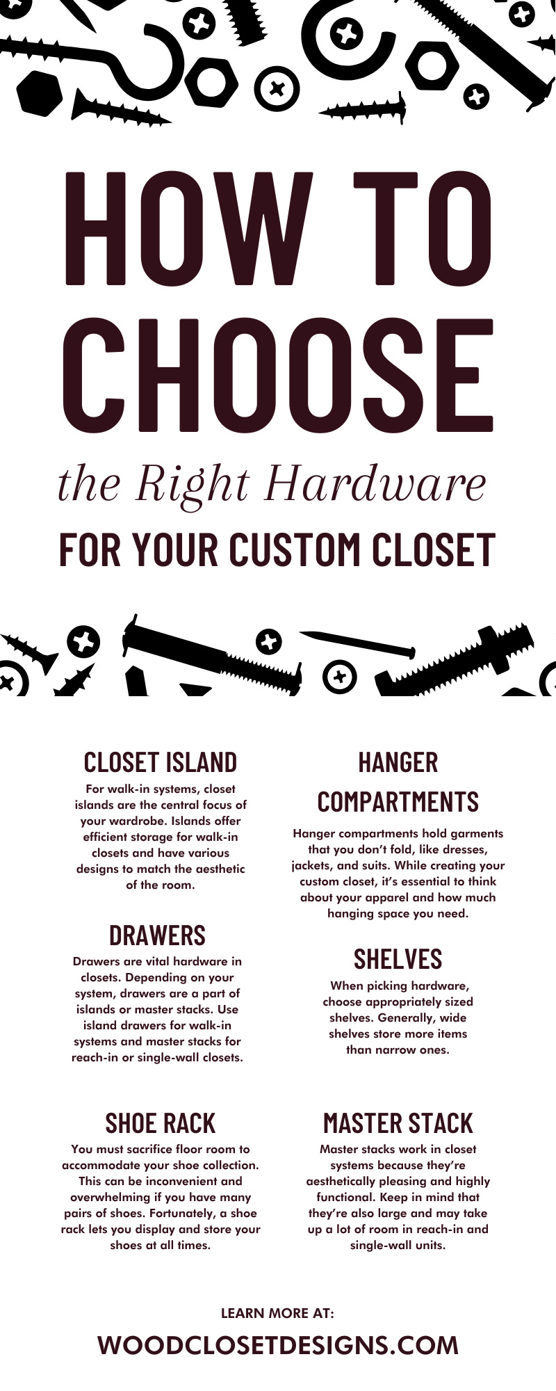 How To Choose the Right Hardware for Your Custom Closet